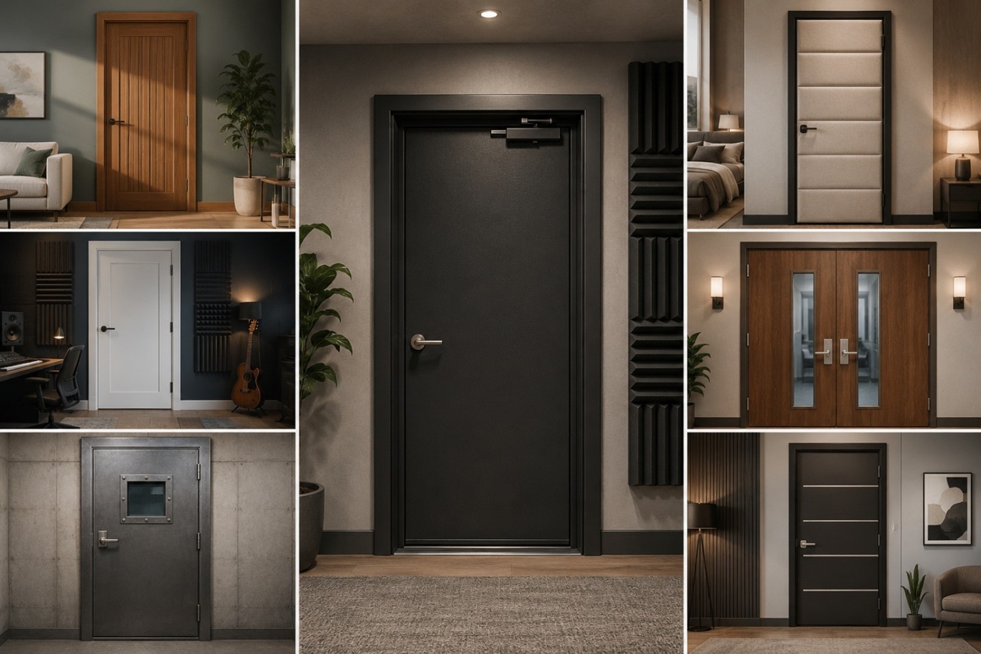 7 Types of Soundproof Doors for Home (2026)